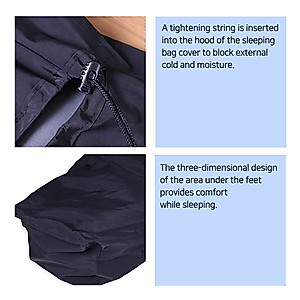It likes Buck 703 hypora coating waterproof sleeping bag cover for Camping Travel Outdoor 82 x 35.4in