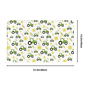 Tractor Farming Soft Fluffy Bedroom Rug Carpet 20x31.5 Feet Shaggy Fuzzy Rugs for Bedroom Kids Room,Thick Area Rugs for Living Room Kitchen