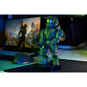 Cable Guys - Halo Figures Master Chief Infinite Gaming Accessories Holder & Phone Holder for Most Controller (Xbox, Play Station, Nintendo Switch)