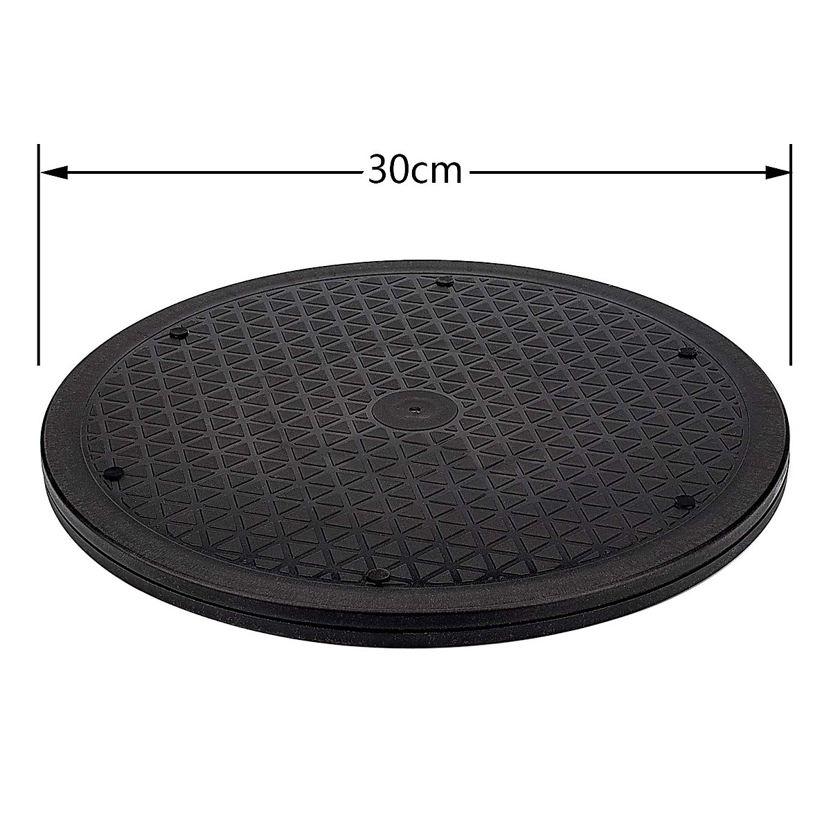 Leadleds 12" Heavy Duty Rotating Swivel Display Stand with Steel Ball Bearing for Indoor/Outdoor Use with Monitor/tv/Turntable/Lazy Susan