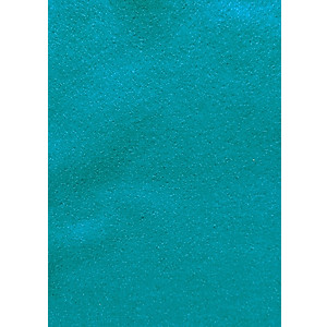 Peacock Jewel Tone Turquoise - Premium Acrylic Felt XL Craft Sheet
