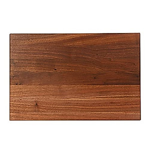John Boos WAL-R01 Walnut Wood Reversible Cutting Board (18 x 12 x 1.5 Inches) with Mystery Butcher Block Oil (16 Ounces) Bundle (2 Items)