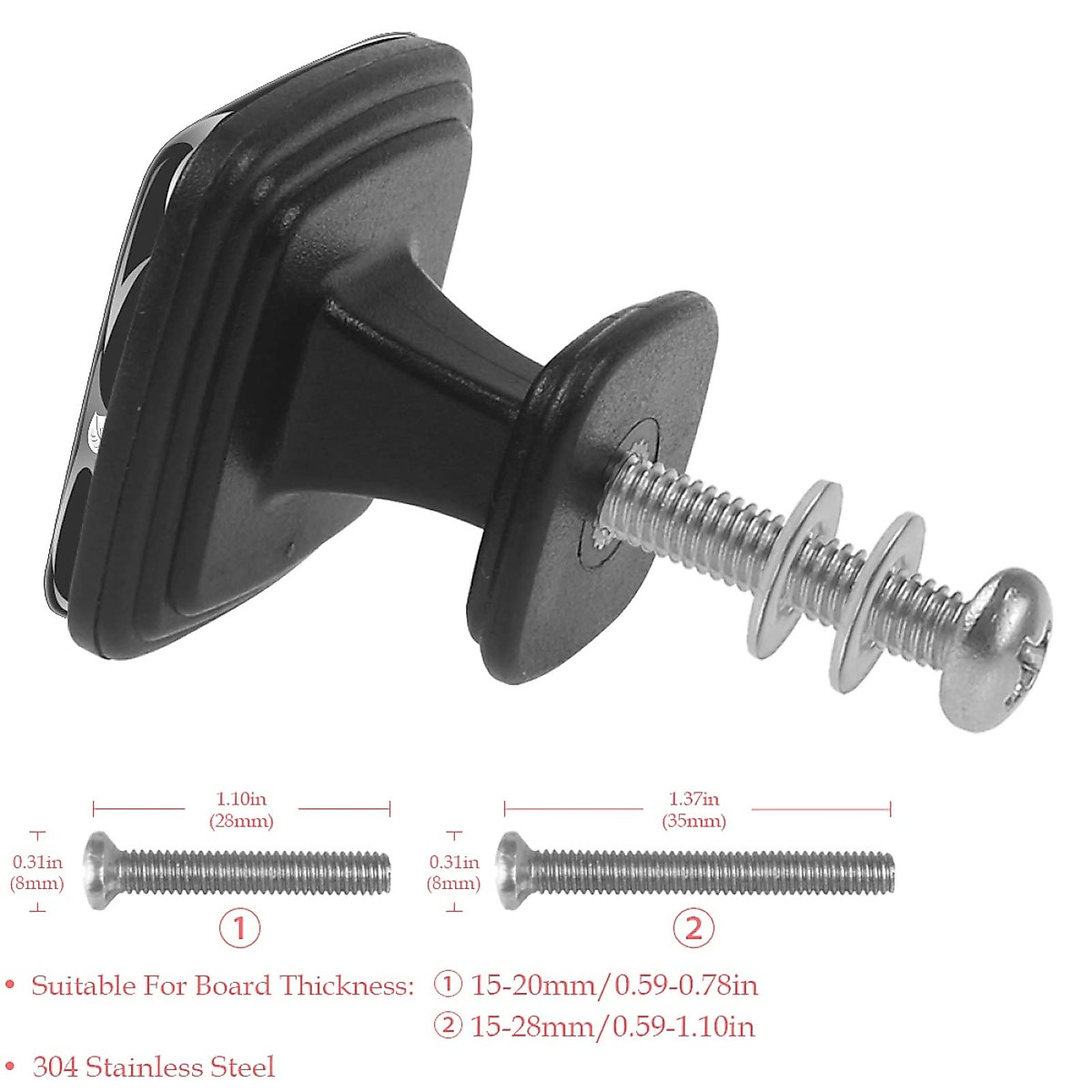 ZXCVASD Black and White Skull 4-Pack Knobs for Dresser Drawers Square Decorative Cabinet Handles Drawer Knobs and Pulls with Screws for Home, Kitchen, Wardrobe-1.18 inch x0.82 inch x0.78 inch