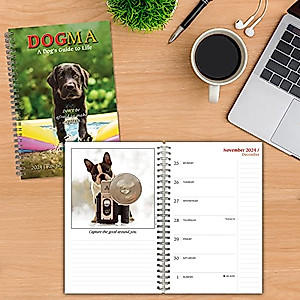 Dogma 2024 Weekly & Monthly Planner — A Dog's Guide to Life, 16-Month Engagement Calendar: September 2023 - December 2024, 6" x 9"