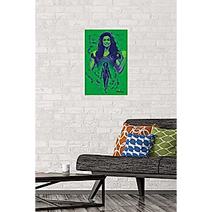 Trends International Marvel She-Hulk: Attorney At Law - Pose Wall Poster, 14.725" x 22.375", Premium Unframed Version
