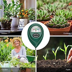 Xincere Soil Moisture Meter, Portable Plant Soil Test Kit Indoor Outdoor Use, Hygrometer Moisture Sensor Water Meter for Potted Plants Succulents Trees Lawn Farm Garden, No Battery Needed,Easy to Read
