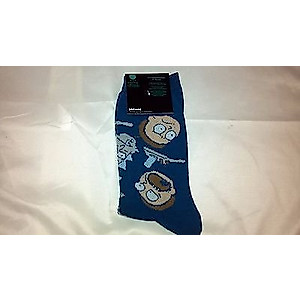 Rick and Morty Socks Adult Mens Size 6-12 Adult Swim Hypnotic