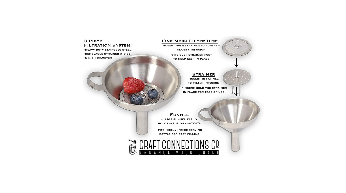 Spirit Infusion Kit - Make 70+ Flavored Spirits at Home | Perfect Gift