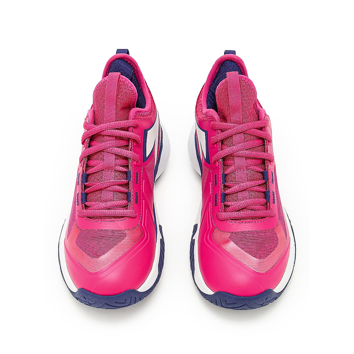 Diadora Women's Finale All Ground Tennis Shoe (Pink Yarrow/White/Blueprint, 7.5)