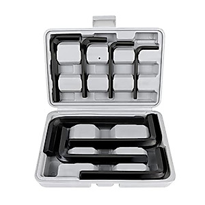 Owl Tools Jumbo Allen Wrench Set (8 Pack - Extra Large Hex Key Set) Metric Sizes 7mm, 8mm, 9mm, 11mm, 12mm, 14mm, 15mm, and 17mm