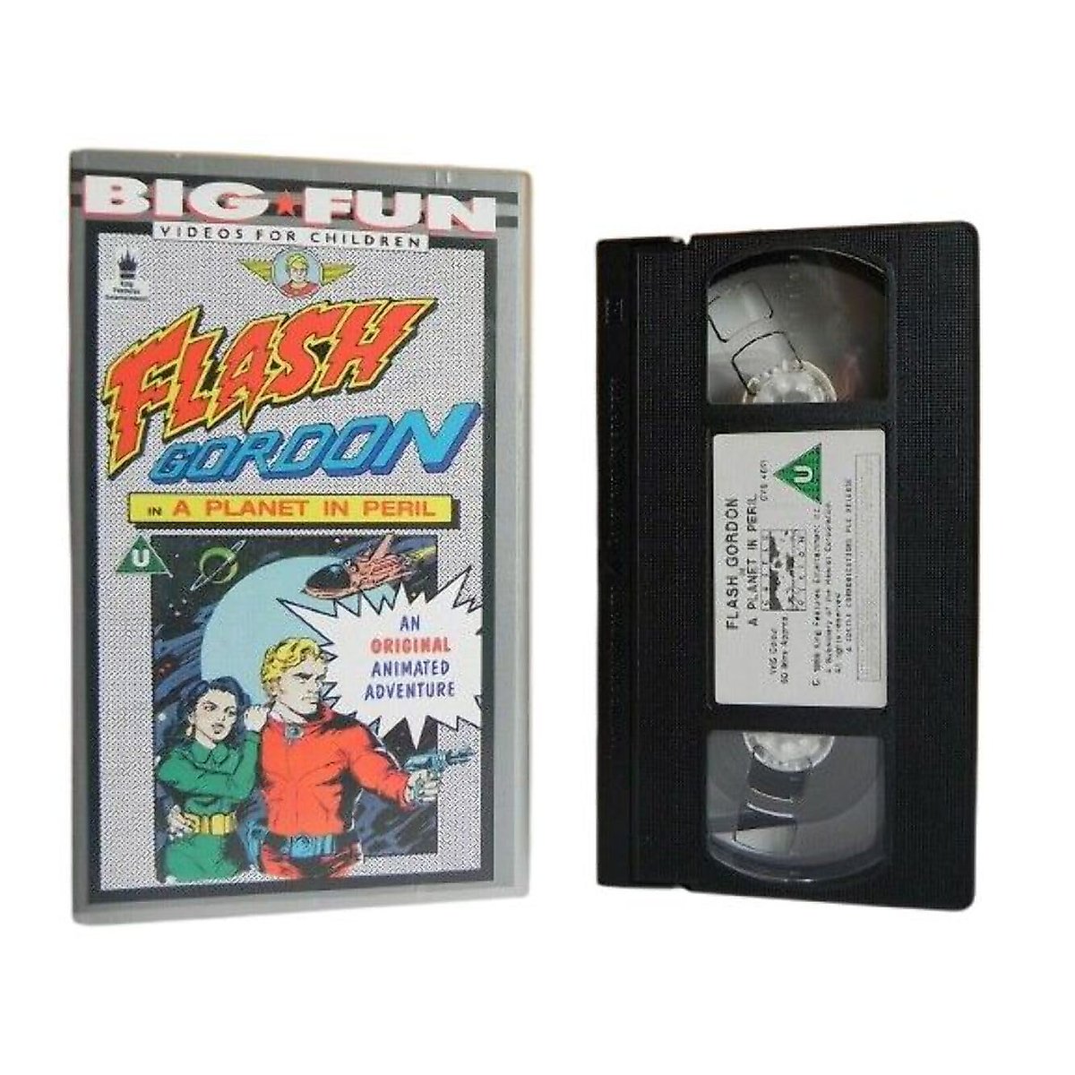 Flash Gordon: A Planet In Peril - 80's Retro - Action Animation - Kid's Pal VHS