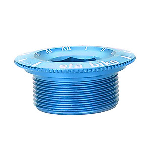 DYNWAVE M20 Bike Crankset Crank Parts Bottom Bracket Dust Proof cover and cap for MTB Mountain Road Bicycle Riding - Choose Colors, Blue