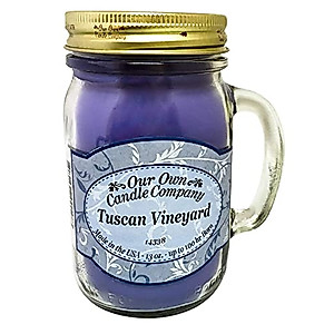 Our Own Candle Company Tuscan Vineyard Scented 13 Ounce Mason Jar Candle