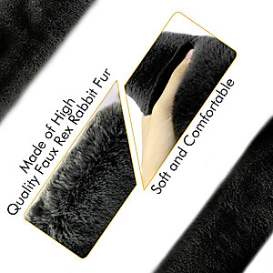 GAMPRO Car Seat Belt Pad Cover, 2-Pack Soft Car Safety Seat Belt Strap Shoulder Pad for Adults and Children, Suitable for Car Seat Belt, Backpack, Shoulder Bag