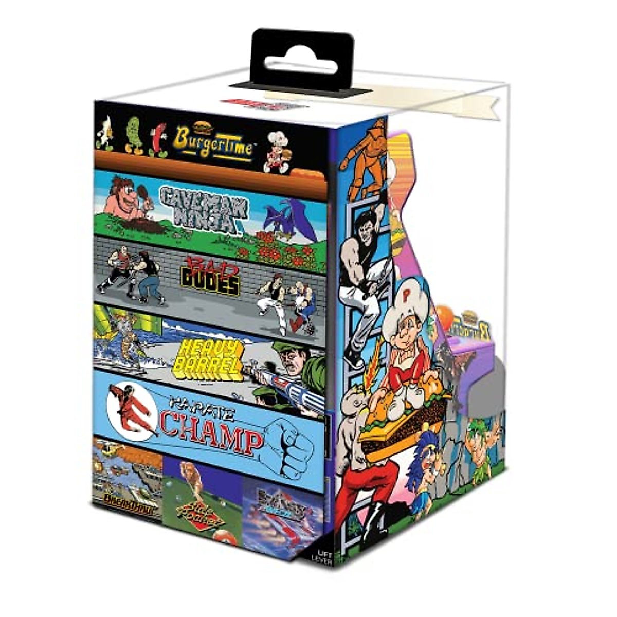 MY ARCADE Data East Hits Pico Player - Game for Kids and Adults, 3.75" Fully Playable Portable Tiny Arcade Machine with 108 Retro Games, 2" Screen Color Display, Battery Powered, Purple, Small