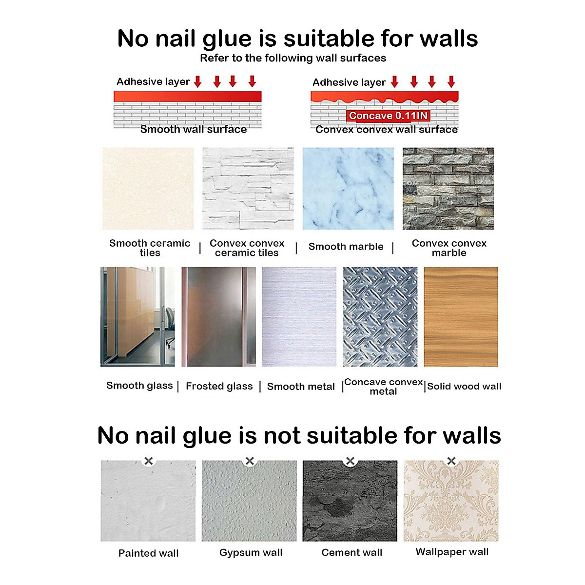 Free Eagle Holder Wall Mount, 6 Packs Tool Storage & Laundry Closet Room Organizer, Adhesive Utility & Garage Storage Rack Cabinet, Mop & Broom Stainless Hanger, 1 Racks With 1 Hooks (01 black)