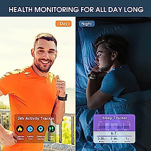 Ddidbi Smart Watch for Men Women(Answer/Make Calls), 1.85" HD Touch Screen Fitness Watch with Sleep Heart Rate Monitor, 112 Sports Modes, IP68 Waterproof Activity Trackers Compatible with Android iOS