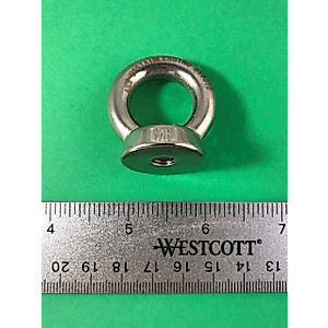 US STAINLESS 2 Pieces Stainless Steel 316 8mm Lifting Eye Nut M8 Heavy Duty Marine Grade Pitch of 1.25