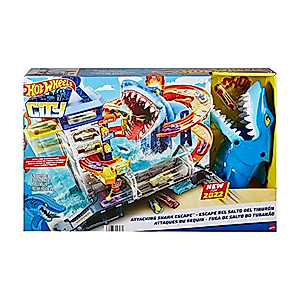 Hot Wheels Attacking Shark Escape Playset