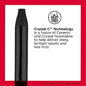 Revlon Crystal C + Ceramic Hair Curling Iron | Long-Lasting Shine and Less Frizz, (1 in)