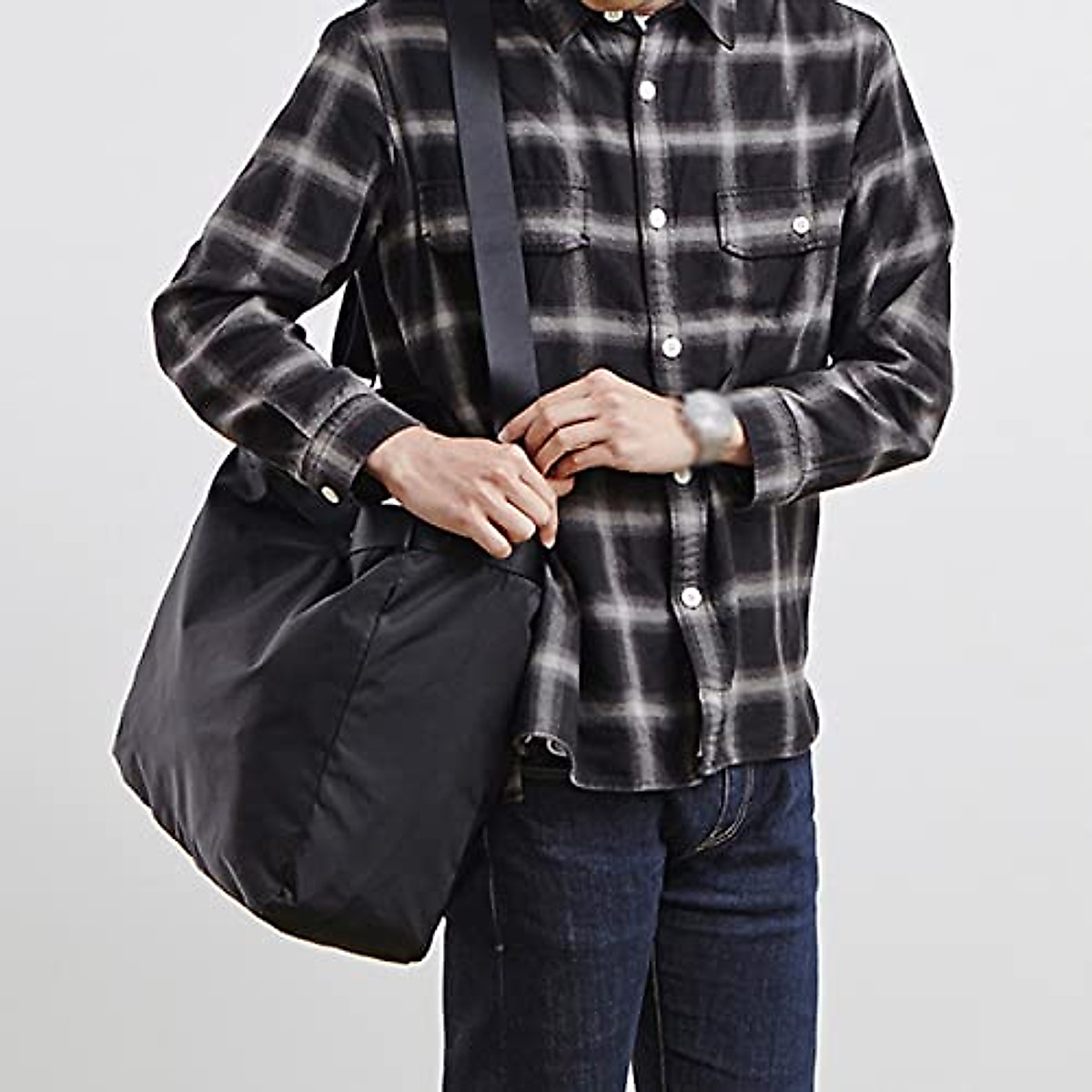 Charella #a3D2yM Handbag - Nylon Lightweight Portable Shoulder Bag Tote Bag for Work School Gym Beach Travel