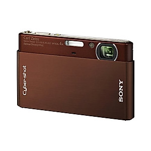 Sony Cybershot DSC-T77 10MP Digital Camera with 4x Optical Zoom with Super Steady Shot Image Stabilization (Brown)