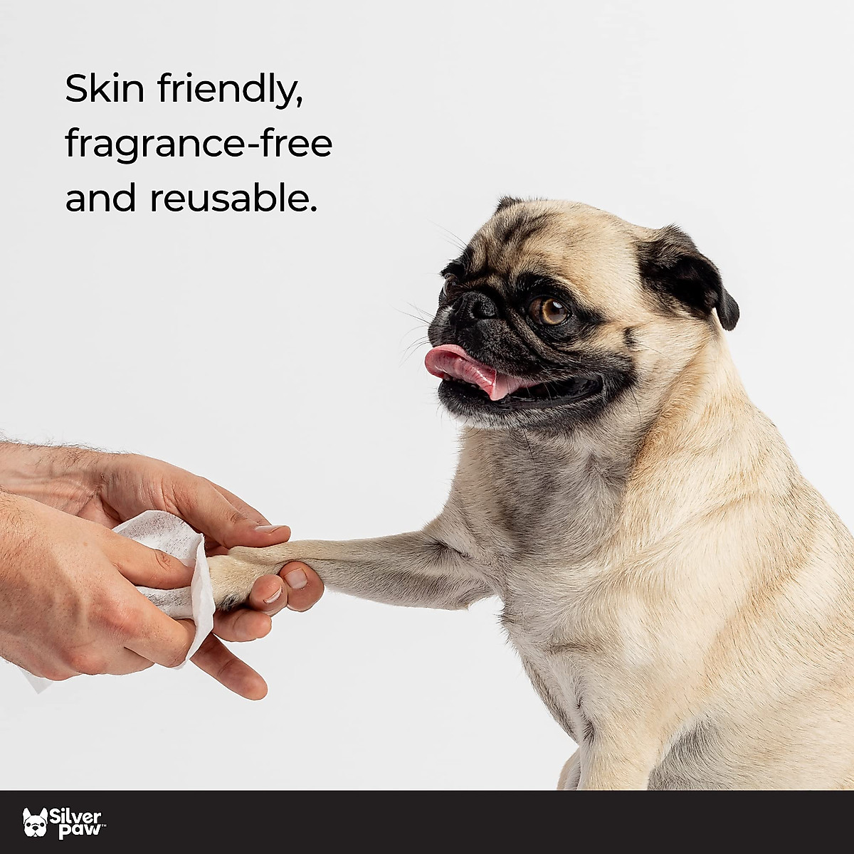 Silver Paw Expandable Pet Wipes, Toilet Paper Tablets for Dogs, Compressed Towels, Coin Tissue, Reusable & Fragrance Free, 720 per Pack, Includes 2 Carry Cases