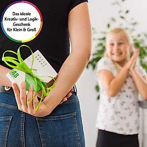 CUBIDI® Magic Snake Cube | Fidget Snake Toy for Kids | Travel Toys for Kids Ages 4-8 | Great Gift for Boys and Girls Birthday, Christmas, Stocking Stuffers - 48 Blocks | 0.9 inch x 0.7 inch | Blue