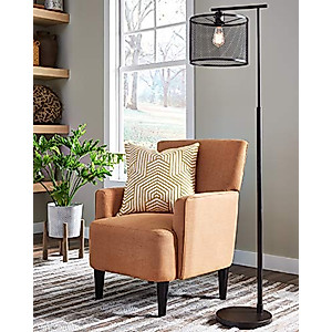 Signature Design by Ashley Nolden Modern Industrial Metal Floor Lamp, 61", Bronze Finish
