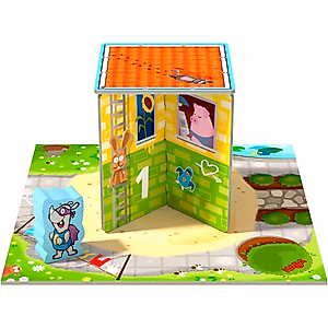 HABA My Very First Games Rhino Hero Junior - A Cooperative Stacking and Matching Game for 2 Years and Up