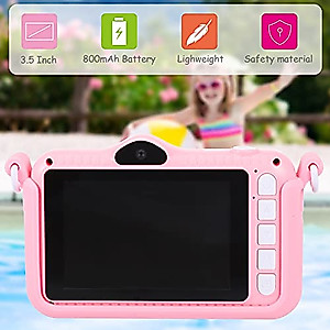 FARUTA Children Pink Cute Cartoon Digital Camera Toy High Definition Camera Kids Gift
