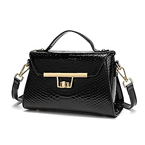 Handbags for Women Square Women's Top-handle Handbags Leather Crossbody Tote Leather Purses and Handbags for Women