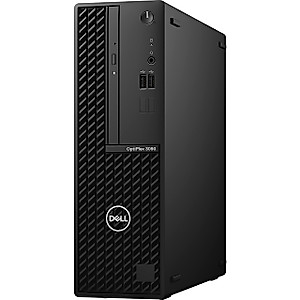 Dell OptiPlex 3000 3090 Desktop Computer - Intel Core i3 10th Gen i3-10105 Quad-core (4 Core) 3.70 GHz - 8 GB RAM DDR4 SDRAM - 500 GB HDD - Small Form Factor - Black