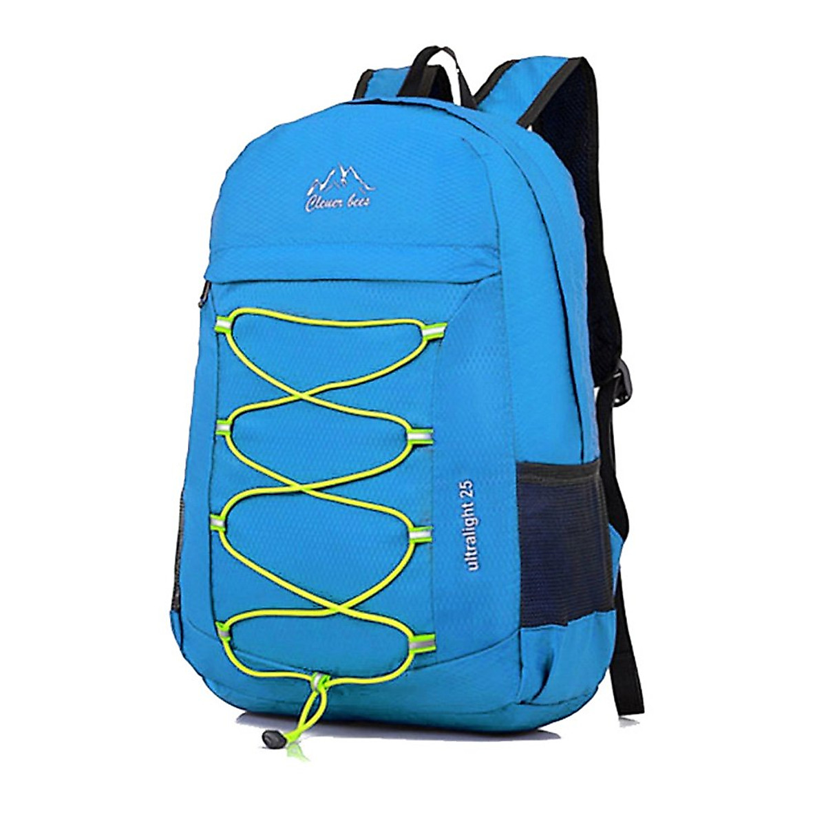 CLEVER BEES 25L Outdoor Ultralight Foldable Backpack for Campaing Hiking Travelling (Skyblue)