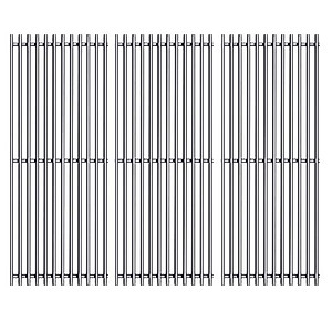 Cmanzhi 146.47223610 (3-Pack) 16.5” Stainless Steel Grates Replacement for Kenmore 4 Burner Grills 146.47223610 146.23681310 146. 23766310
