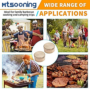 Mtsooning 2PCS Refill Propane Bottle Caps, 1LB Universal Solid Brass Gas Tank Cylinder Sealed Protect Cap for All Outdoor Camping Stove Cooking