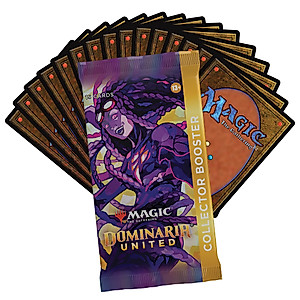 Magic The Gathering Dominaria United Collector Booster Box | 12 Packs + Topper Card (181 Magic Cards)