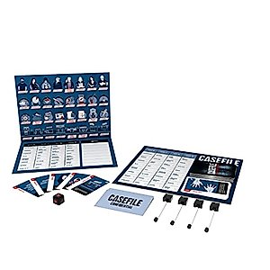 Goliath Casefile: Truth & Deception Game - Based On Hit Crime Podcast Casefile - Replayable Strategy Game, Ages 12 and Up, 3-4 Players , Black, Medium