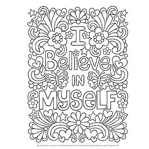 Notebook Doodles Girl Power! Coloring & Activity Book (Design Originals) 32 Inspiring, Beginner-Friendly Art Activities to Boost Confidence & Self-Esteem in Tweens, on High-Quality Perforated Paper