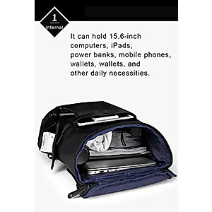 GOOTRAIL Laptop Backpack Anti-Theft Water Resistant 15.6 Inch Laptop Multiple Tablets and Notebook Business Traveler Fashion Casual College Student Unisex Computer Bag