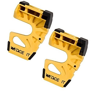 Wedge-It - The Ultimate Door Stop - Yellow - TWO PACK
