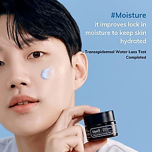 DearKlairs] Midnight Blue Calming Cream, Soothing, Redness Relief Moisturizer, Hydrating, Fast Absorbing, Light Texture for Easy Use, Sensitive Skin Friendly (1.01 Fl Oz (Pack of 1))