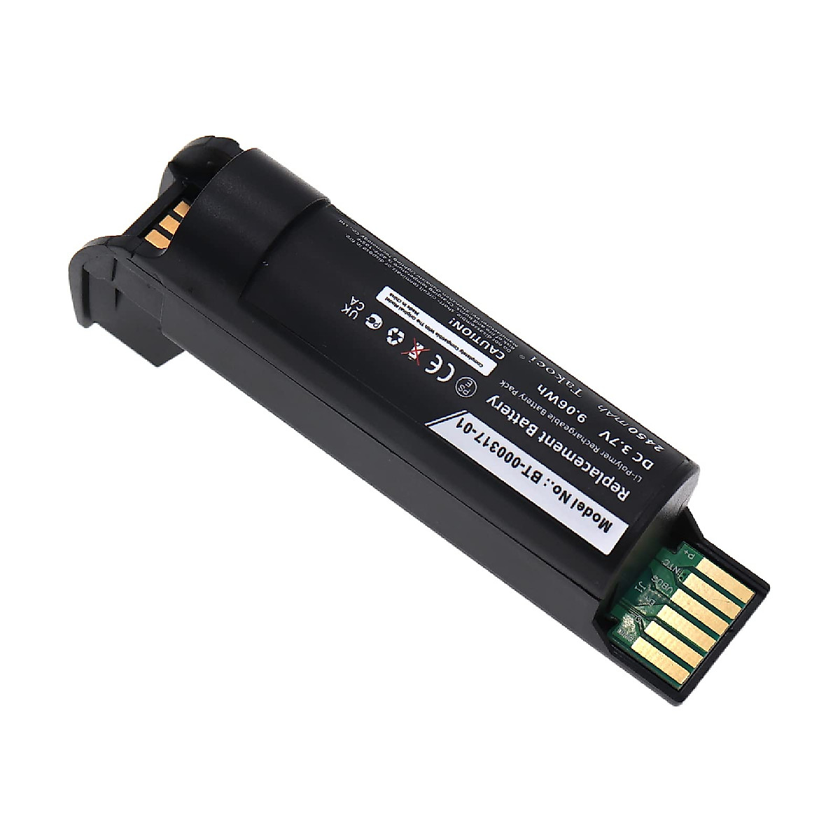 (10pcs) Youejoeq BT-000317-01 Battery Replacement for Zebra DS22 DS2278 Series Barcode Scanners BT-000317-01 BTRY-DS22EAB0E-00 3.7V 2450mAh