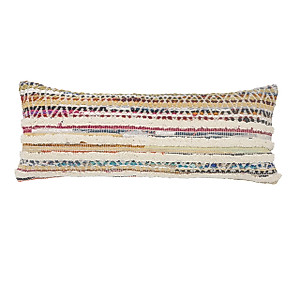 LR Home Callie Pillow, 1 Count (Pack of 1), Multi/Natural