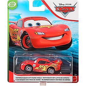 Disney Pixar Cars Lightning McQueen with Racing Wheels