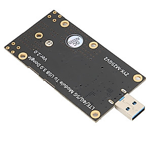 M.2 NGFF to USB 3.0 Adapter Card, 3042/3052 NGFF (M.2) to USB 3.0 A Adapter with Nano SIM Card Slot for 3G/4G/5G Module