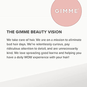 Gimme Beauty - Thick Fit Hair Bands - Blondie - Damage Free Hair Ties - Made with Seamless Microfiber Elastics - Thick + Curly Hair Accessories - No Snagging, Dents, or Breakage (6 Count)