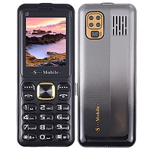 Hilitand Unlocked Mobile Phone for Senior, Easy to Use Big Button Cell Phone 2G, 2500mAh, FM Radio, Flashlight, Dual SIM, Loud Voice, 2.2" Screen for Older People, Kids(Black-US)