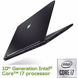 Acer Predator Triton 500 Gaming Laptop, 15.6" FHD NVIDIA G-SYNC Display 300Hz, Intel Core i7-10750H, NVIDIA GeForce RTX 2070 Super, 32GB DDR4 RAM, 1TB NVMe SSD, Wi-Fi 6, RGB Backlit KB