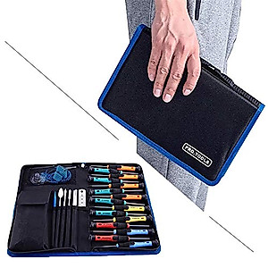 TKFDC Screwdriver Set 33-in-1 Magnetic Hex Torx Screwdriver Bit Set Insulated Screw Driver Bits Precision Repair Phone Tool Kit